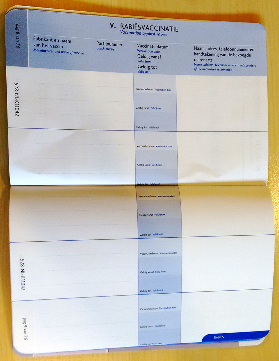 Nieuw dierenpaspoort - Dierenkliniek Tiel-Drumpt