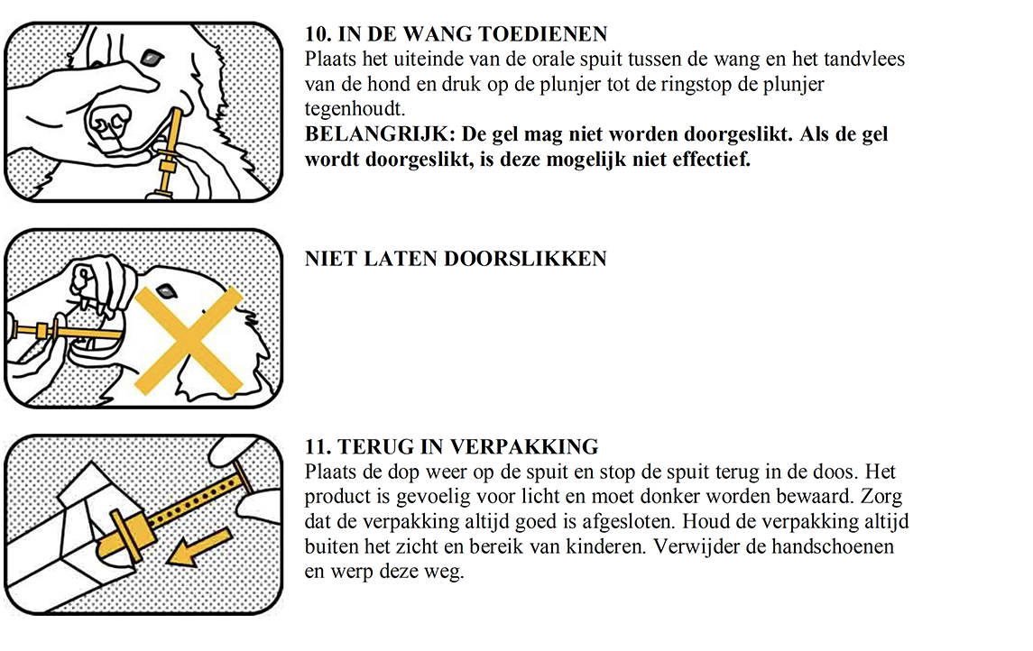 Bijsluiter Sileo oromucosale gel voor honden - Dierenkliniek Tiel